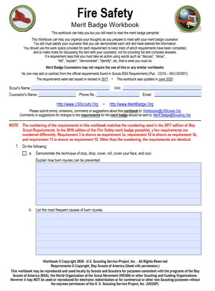 Fire Safety: Scouts BSA Event at Clark's Bears, Lincoln, NH